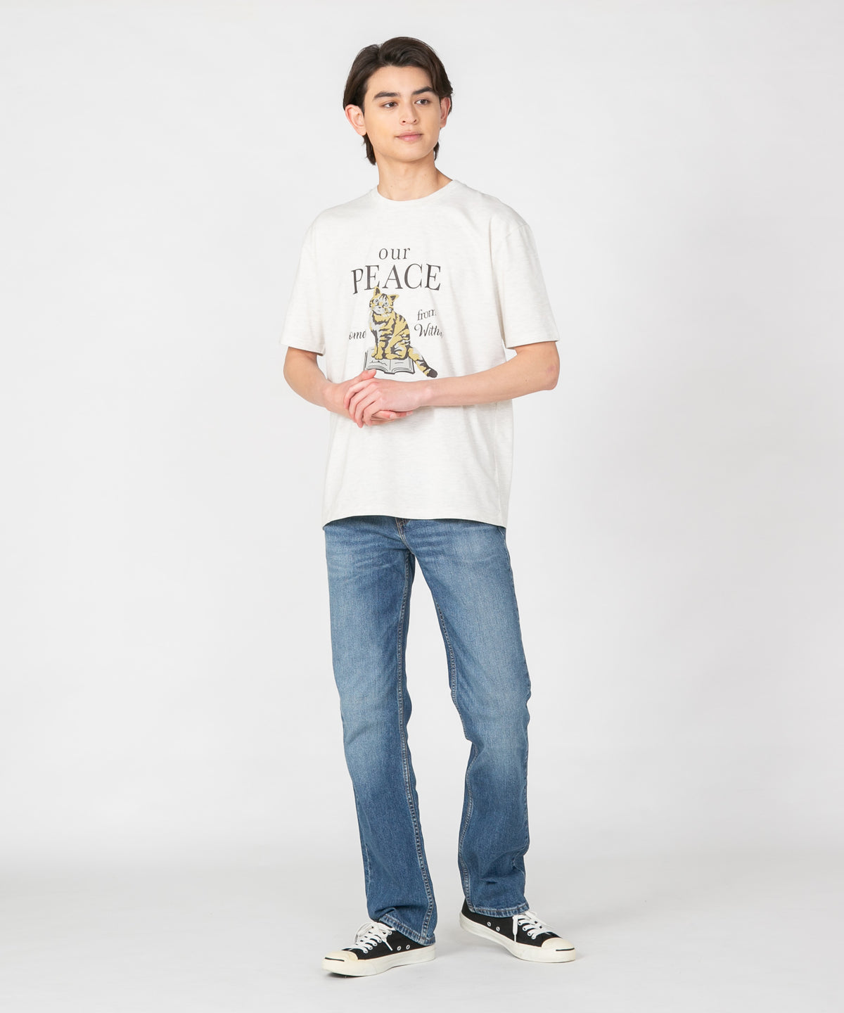 汗染み 目立ちにくい アニマル プリント Tシャツ ZERO STAIN 汗染み 目立ちにくい アニマル プリント Tシャツ ZERO STAIN